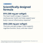 High potency fish oil capsules