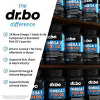 High potency fish oil capsules