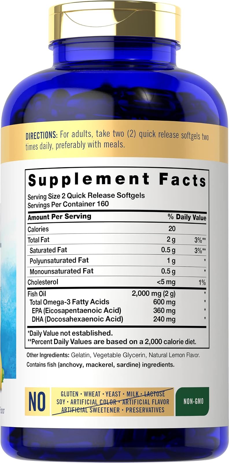 high potency fish oil capsules