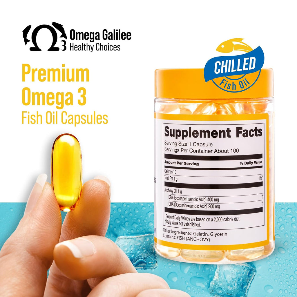 High potency fish oil for daily wellness