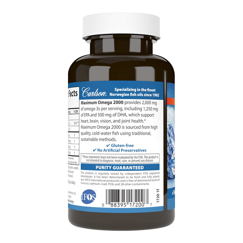 High potency fish oil for health