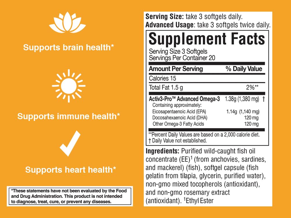 high potency fish oil for heart health