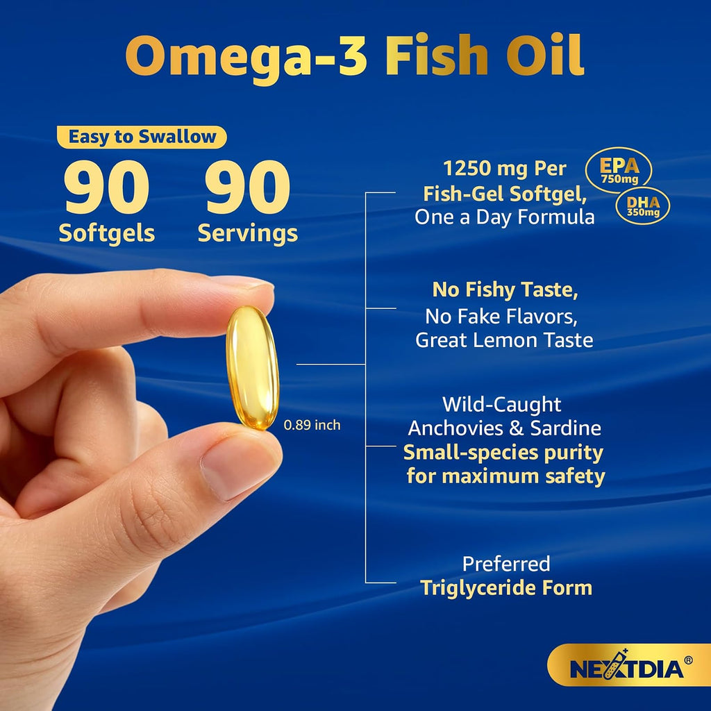 High potency fish oil for joint health