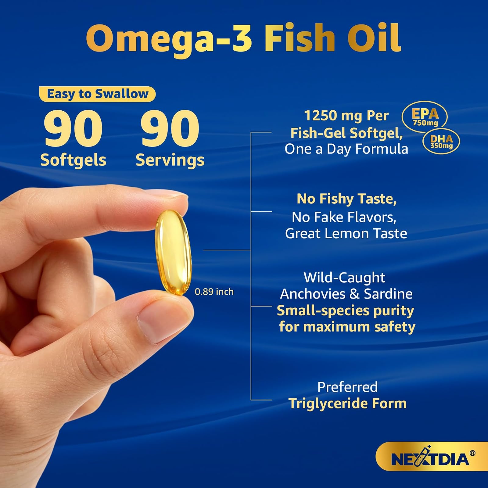 High potency fish oil for joint health