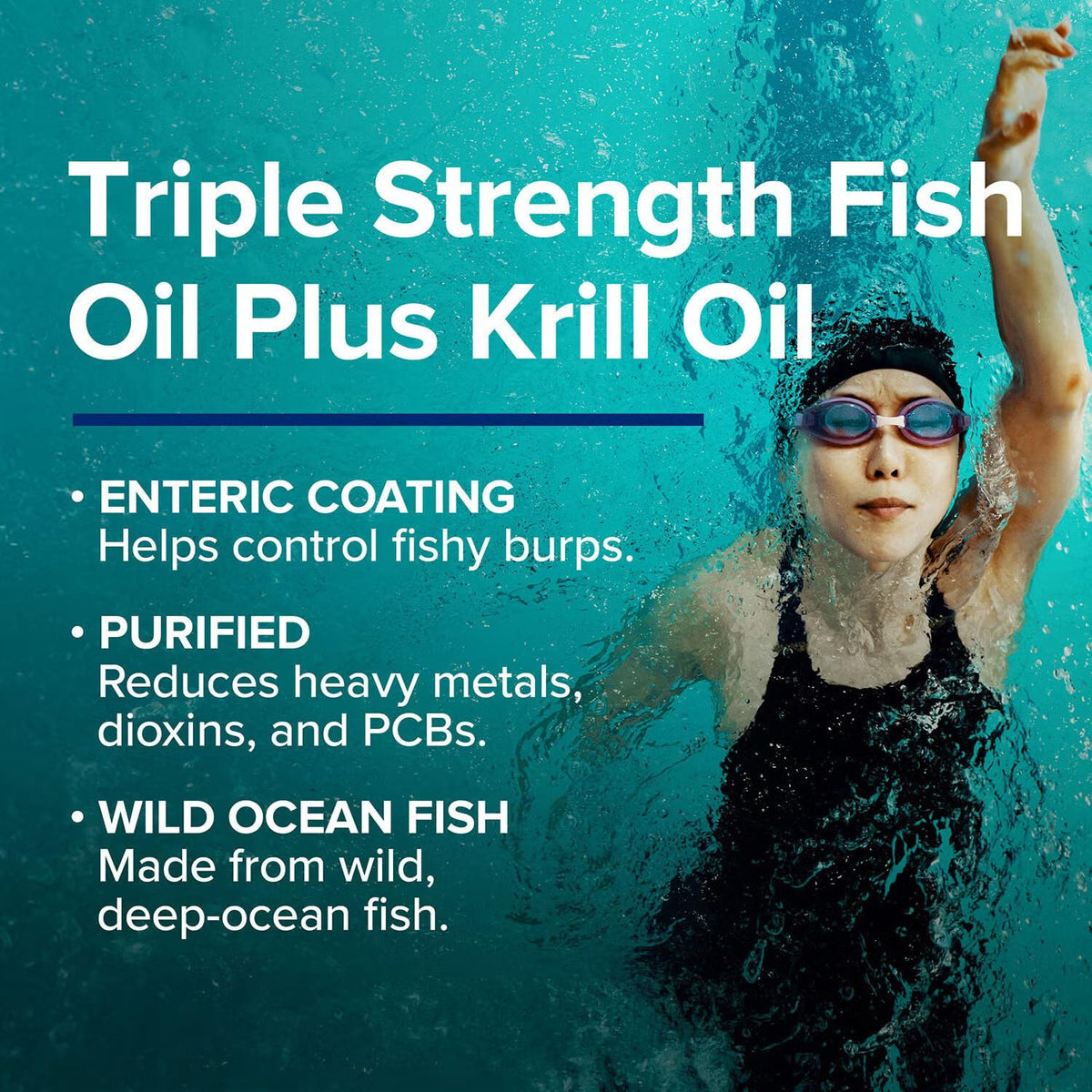 High potency fish oil for overall wellness