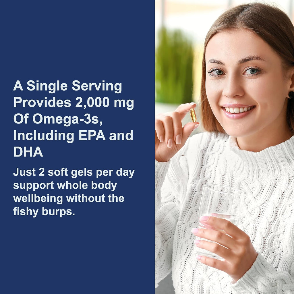 High potency fish oil for wellness