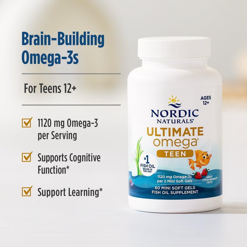 High potency fish oil mini soft gels