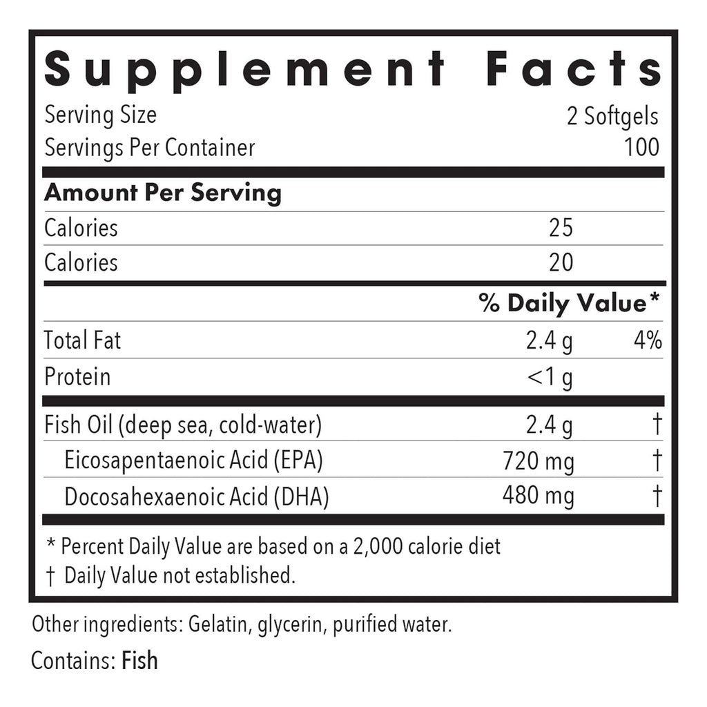 high potency fish oil omega 3