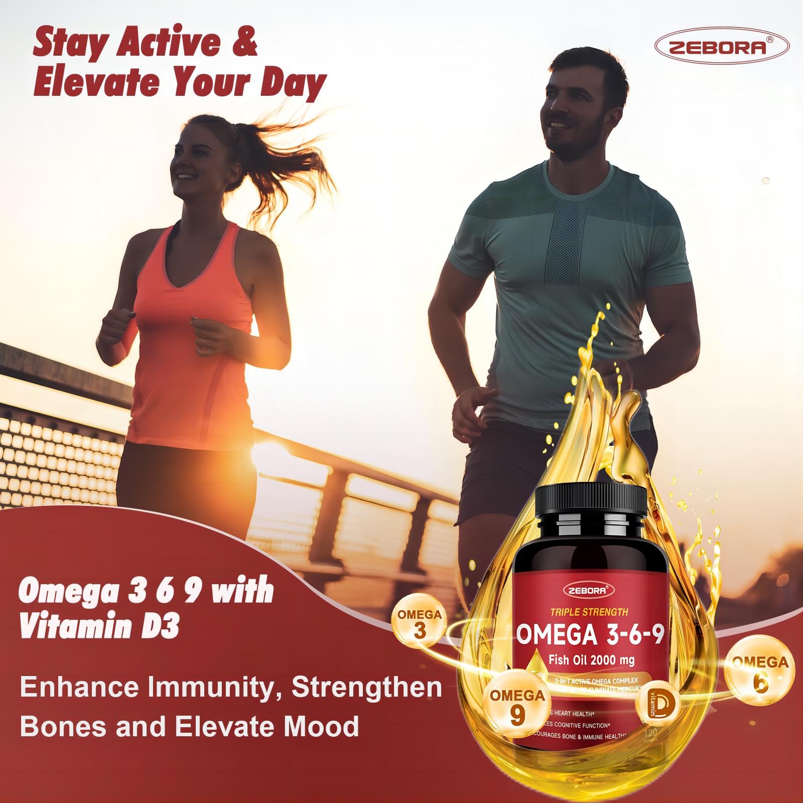 High potency fish oil omega 3