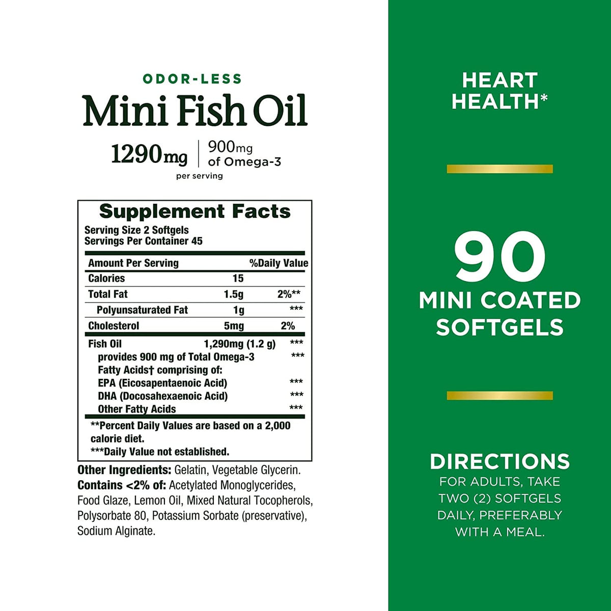 High potency fish oil omega 3