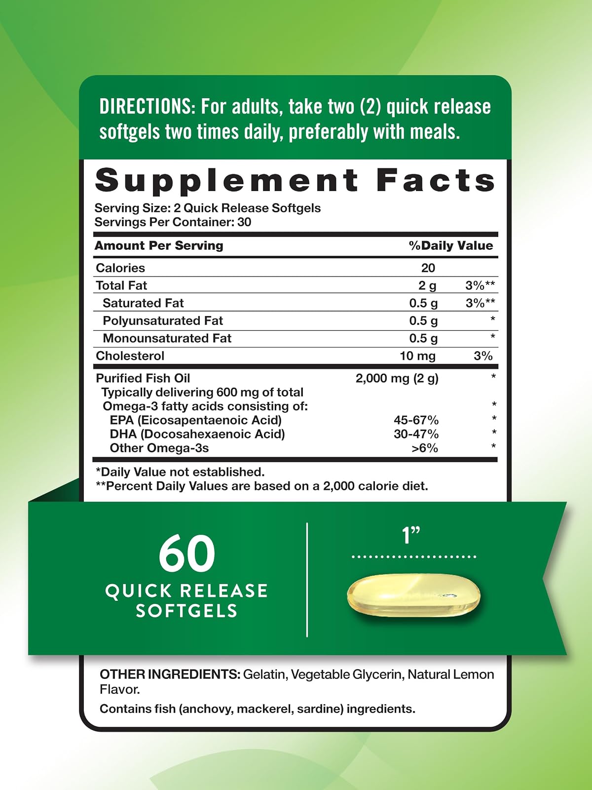 high potency fish oil omega 3