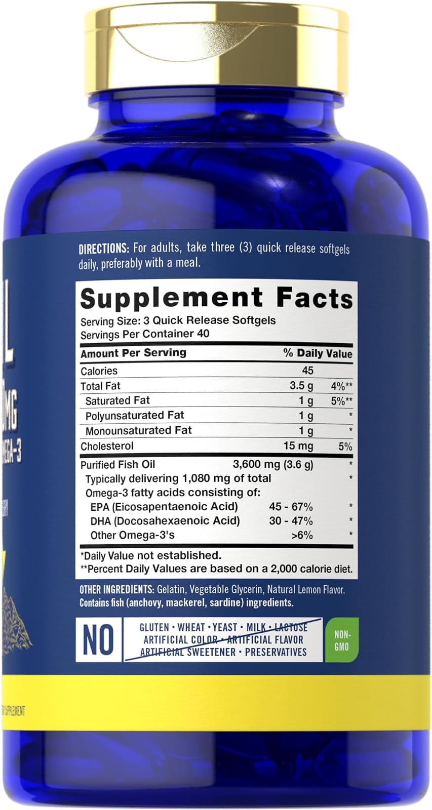 high potency fish oil omega 3