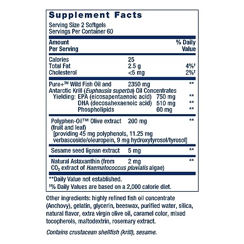 High potency fish oil omega 3