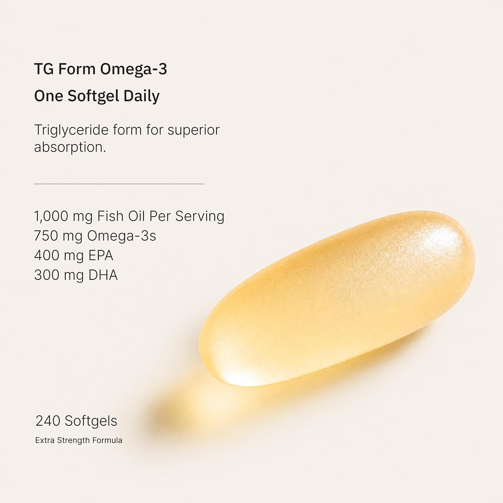 high potency fish oil softgels
