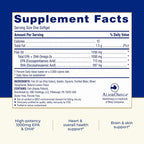 High potency fish oil softgels