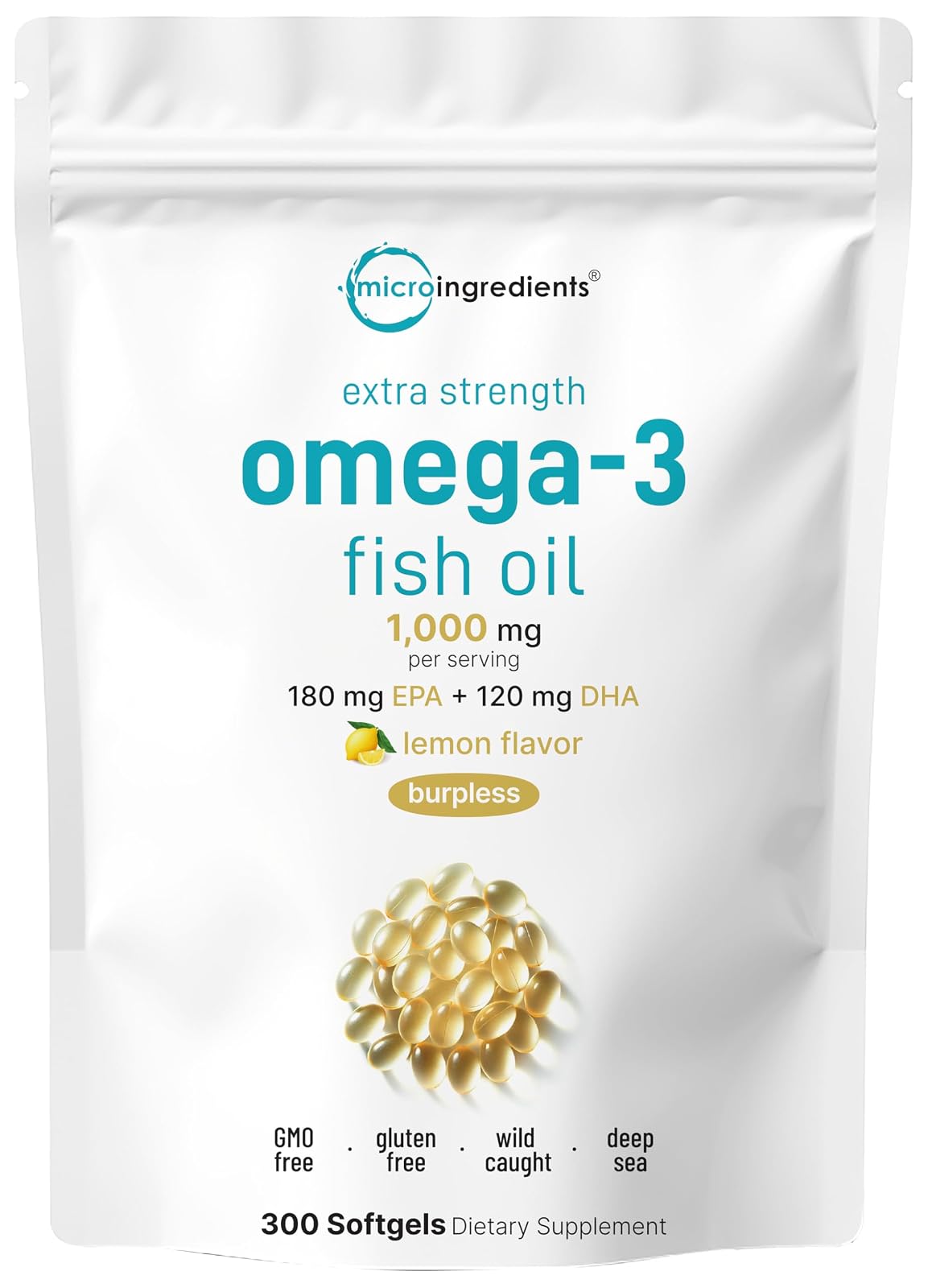 high potency fish oil softgels