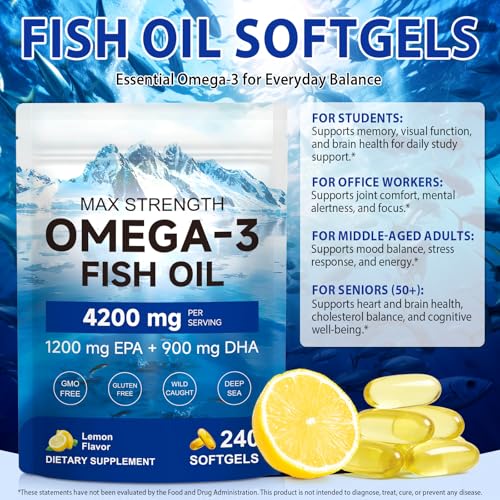 high potency fish oil softgels