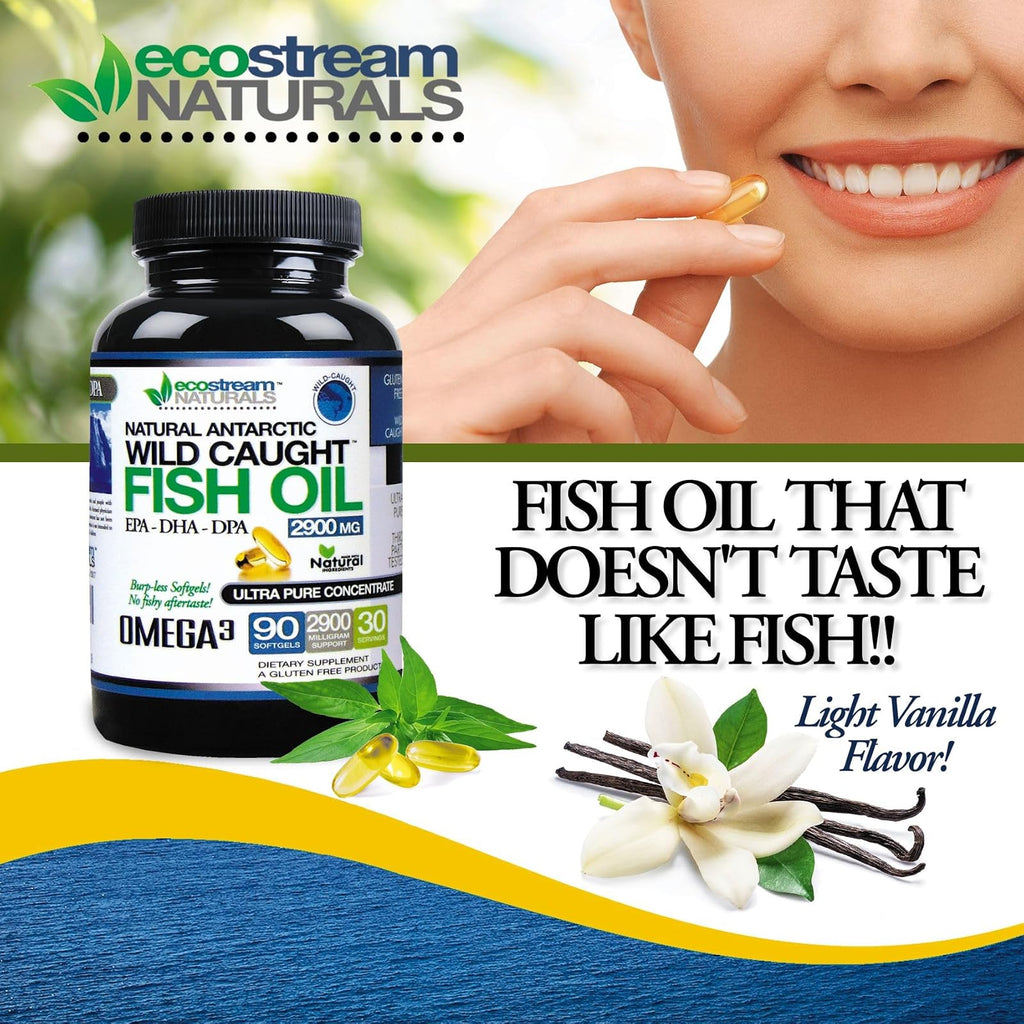 High potency fish oil softgels