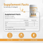 High potency fish oil softgels