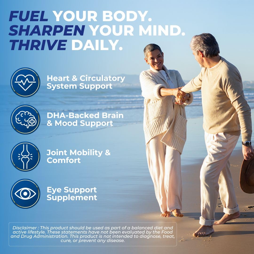 High potency fish oil softgels