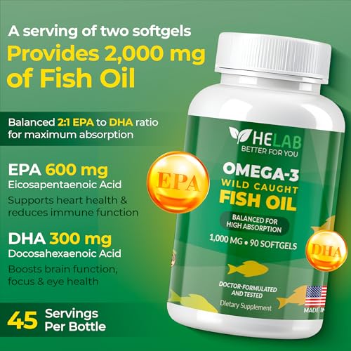 high potency fish oil softgels
