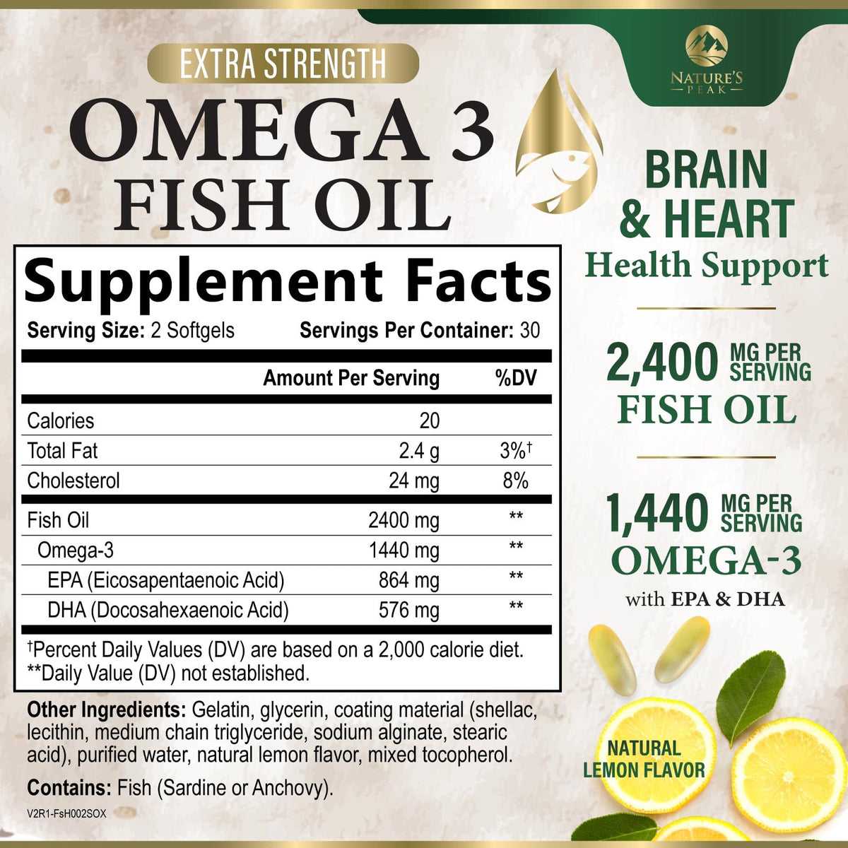 high potency fish oil softgels