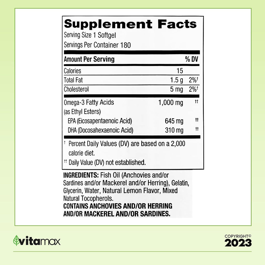 high potency fish oil softgels