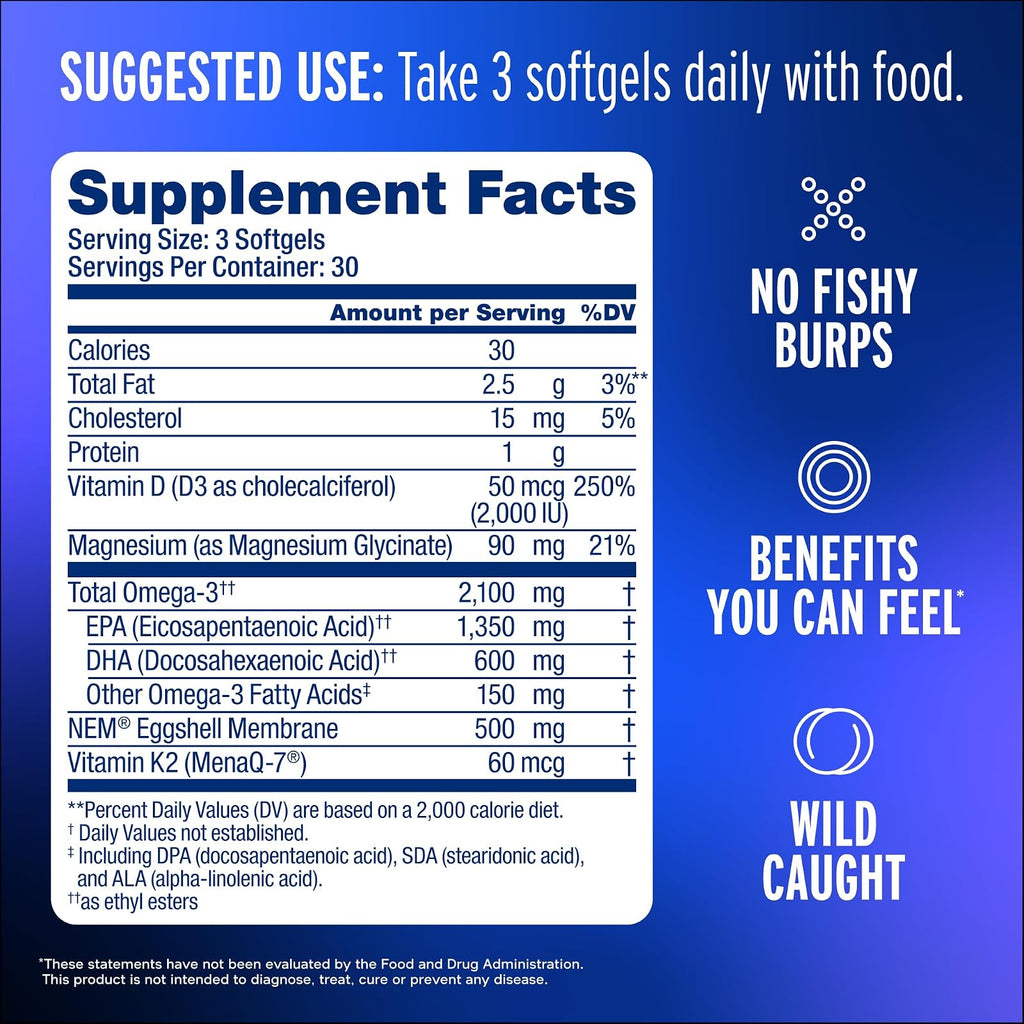 high potency fish oil softgels