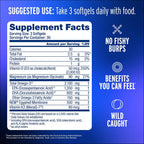 high potency fish oil softgels