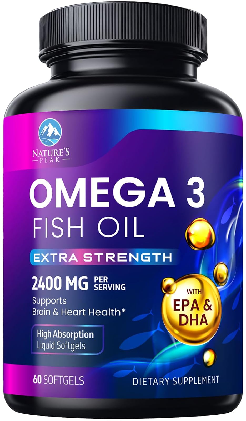 high potency fish oil softgels