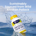 High potency fish oil softgels
