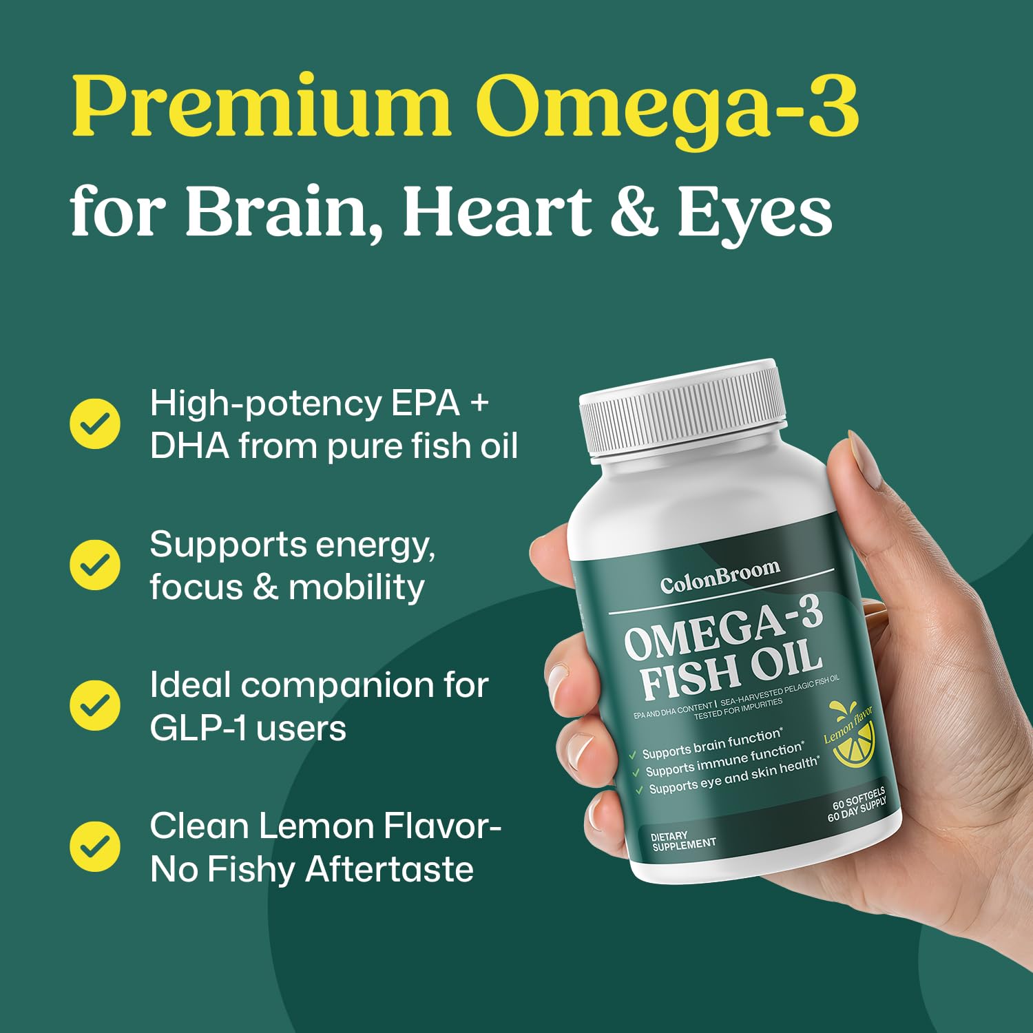 high potency fish oil softgels