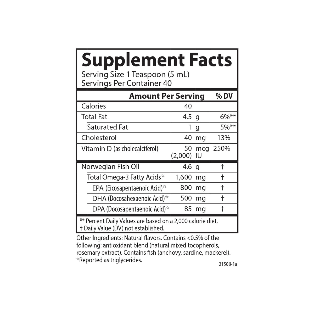 high potency fish oil supplement