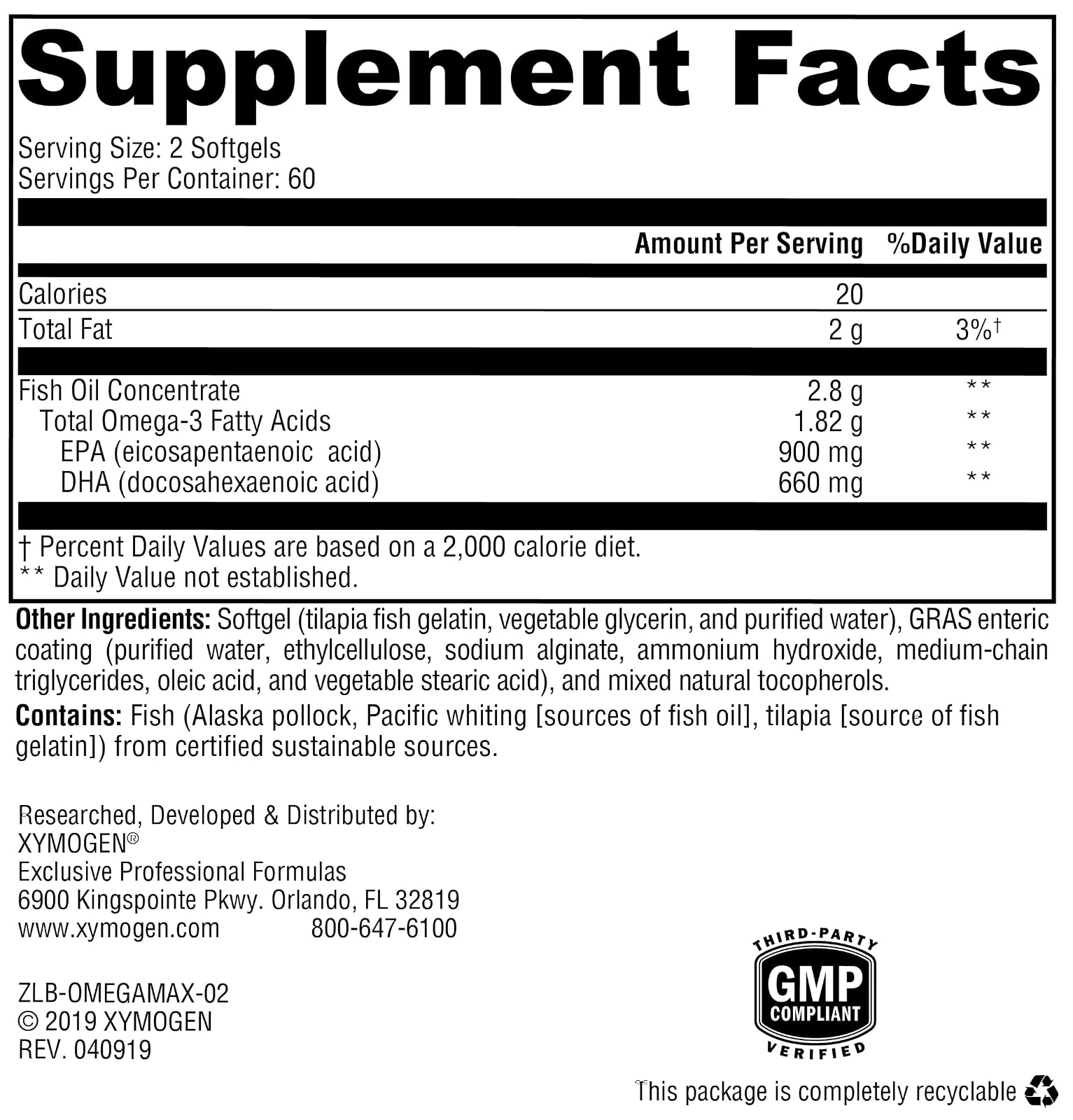 high potency fish oil supplement