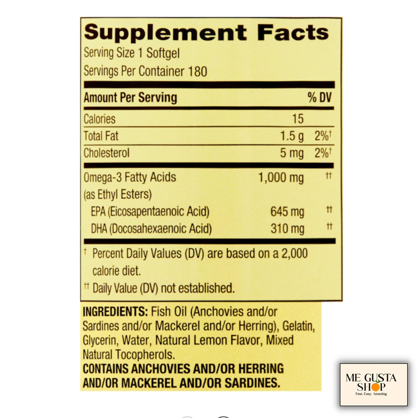 high potency fish oil supplements Canada