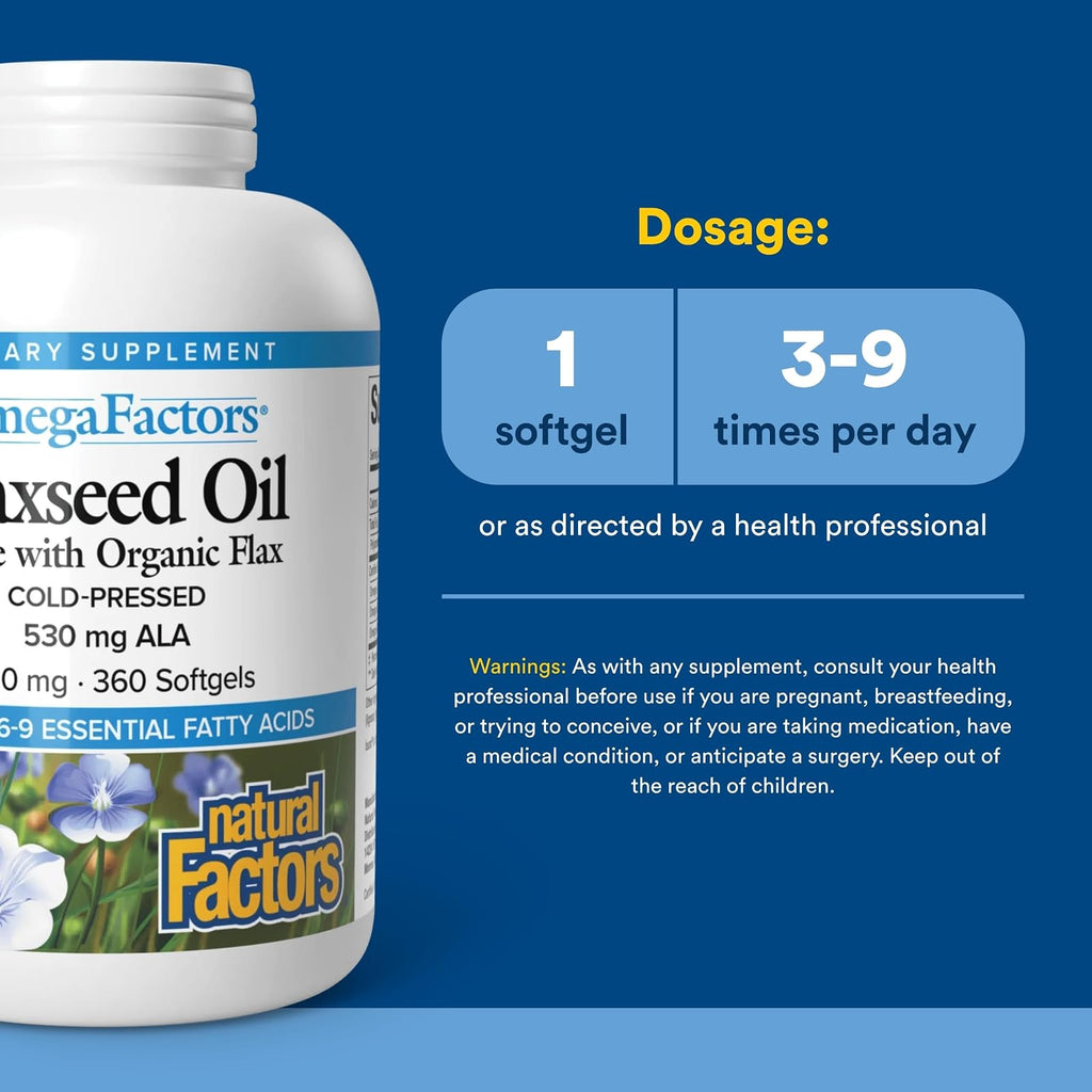 high potency flaxseed oil capsules