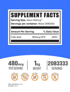 High potency folate for energy support