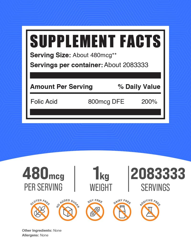 High potency folate for energy support
