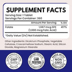 high potency folate for energy