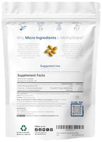 High potency folate supplement capsules