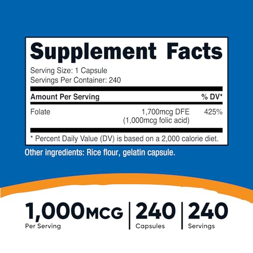 high potency folate supplement for health