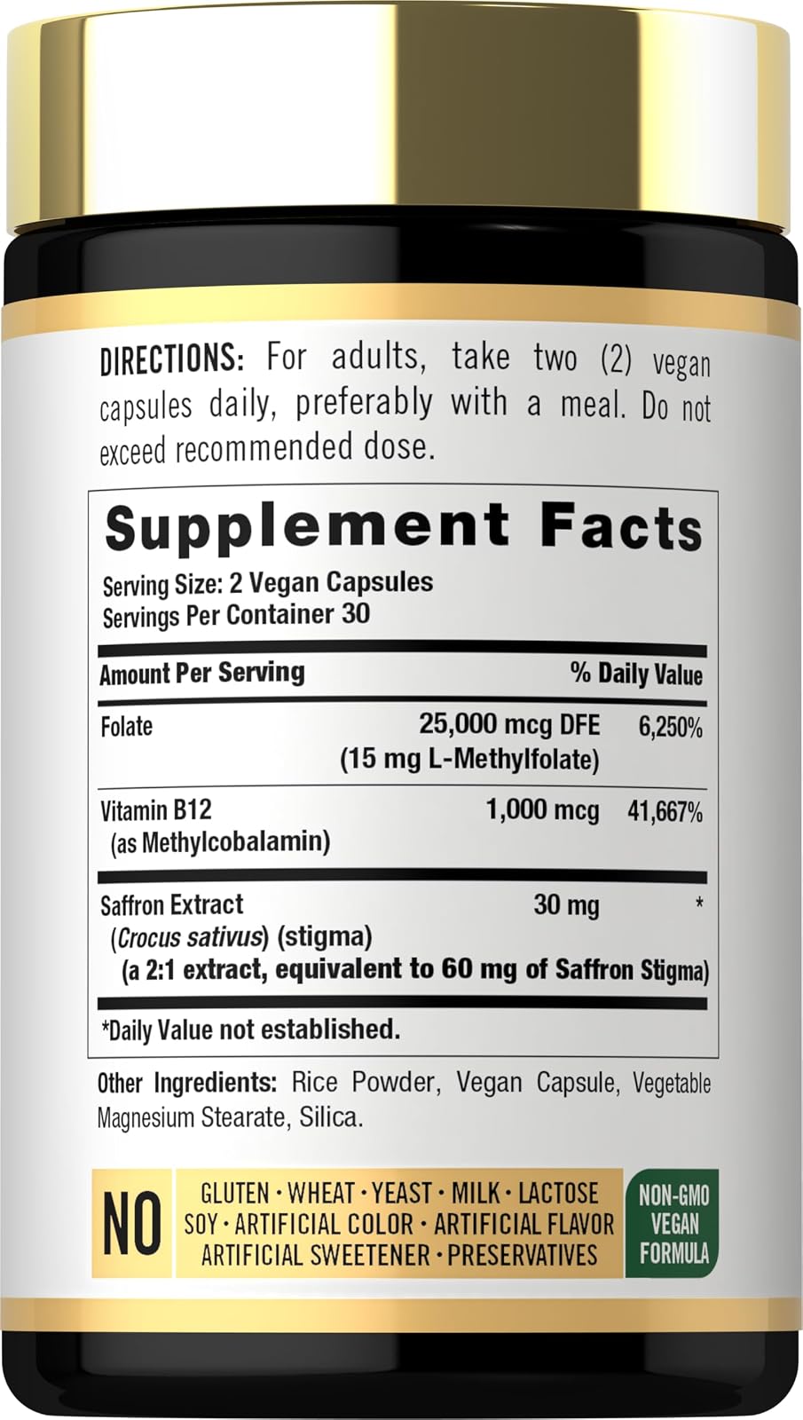High potency folate supplement for wellness