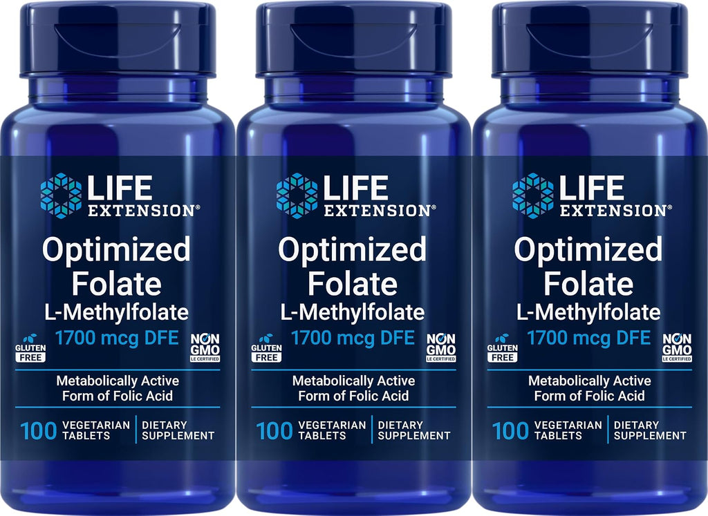 high potency folate supplement tablets