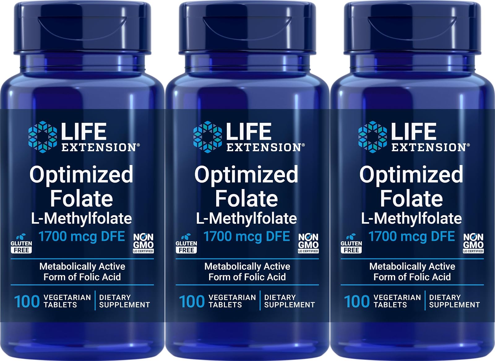 high potency folate supplement tablets