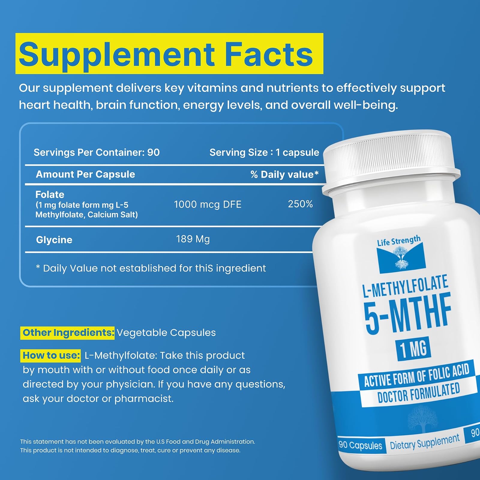 high potency folate supplement