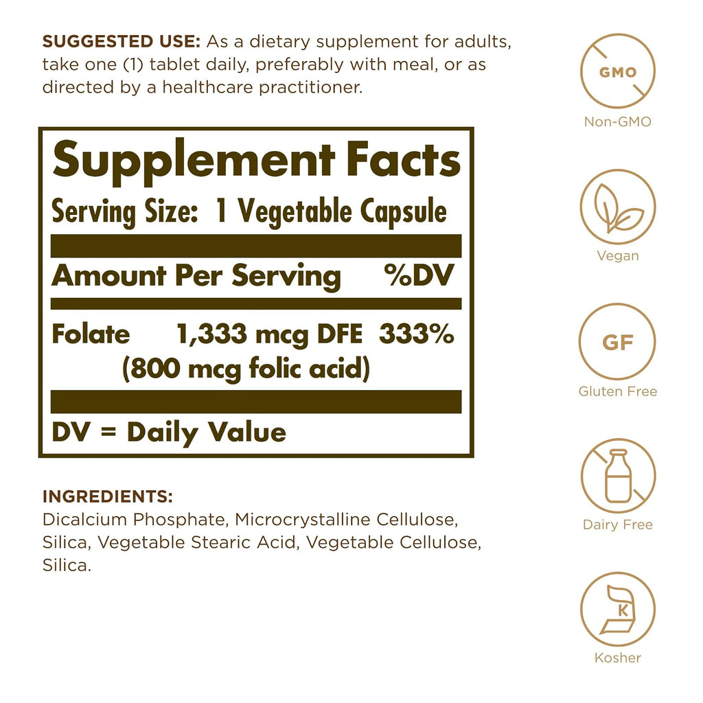 high potency folic acid supplement