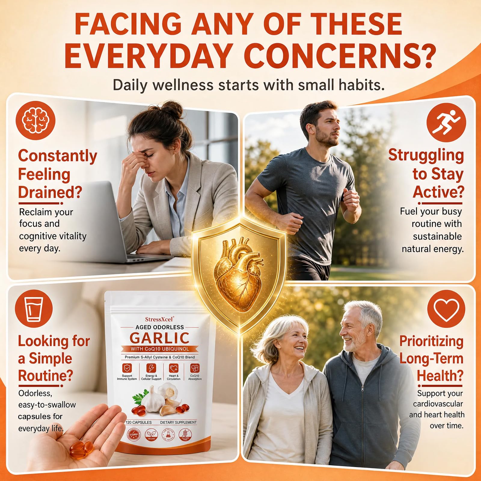 High potency garlic extract for wellness