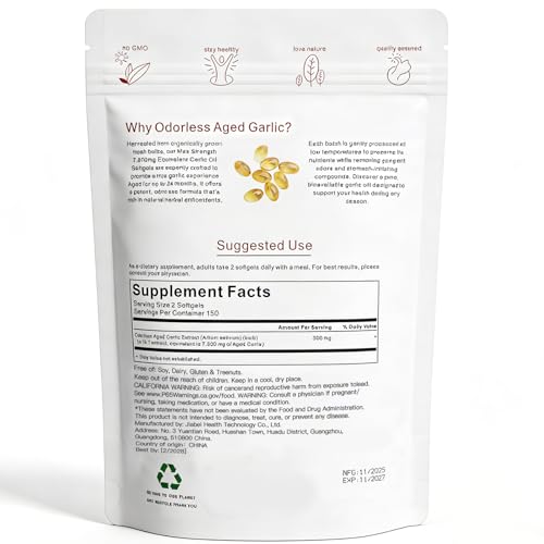 high potency garlic extract formula