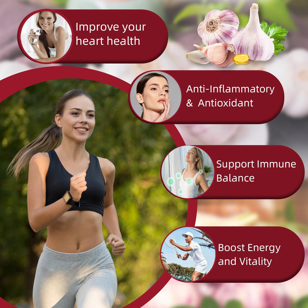 high potency garlic extract supplement