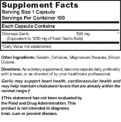 high potency garlic for immune support